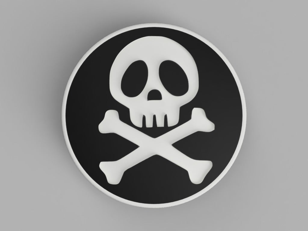 STL file hood / trunk logo Captain Harlock / Albator 82mm / 74mm for ...