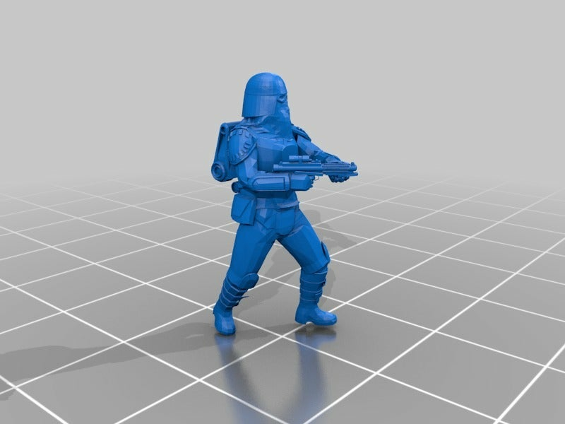 Free STL file Snowtrooper Battle poses; Pack 1 ・3D printable design to ...
