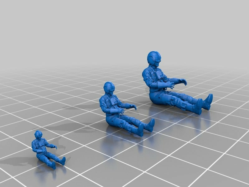 Free STL file Rebel Pilot 1:48, 1:72, 1:144 🧑‍ ️・3D printing model to ...