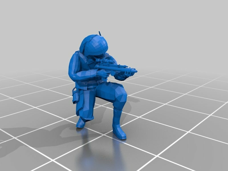 Free STL file Rebel Trooper Battle poses ・3D printer model to download ...