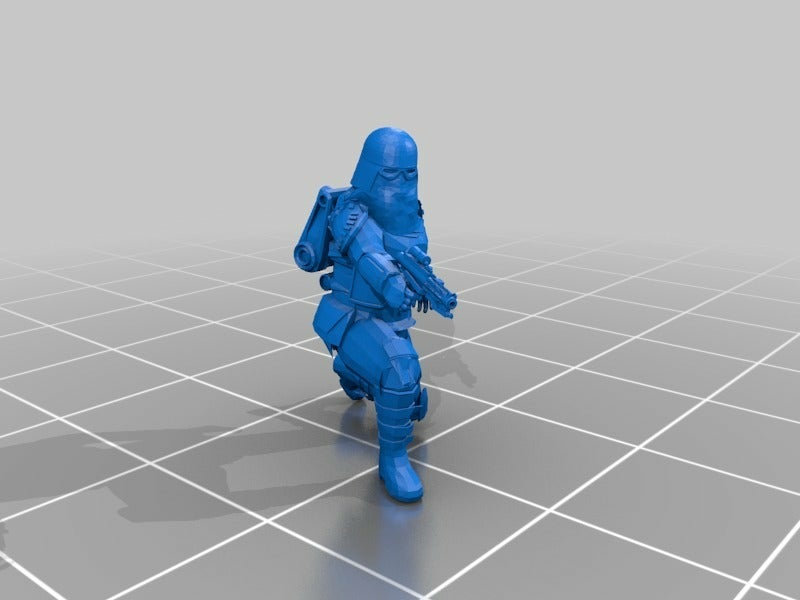 Free STL file Snowtrooper Battle poses; Pack 1 ・3D printable design to ...