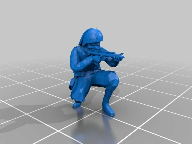Free STL file Rebel Trooper Battle poses ・3D printer model to download ...