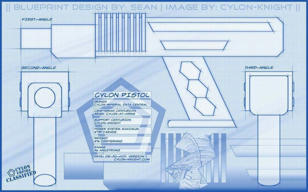 Free STL file Cylon Centurion Blaster Pistol; Battlestar Galactica 🔫・3D ...