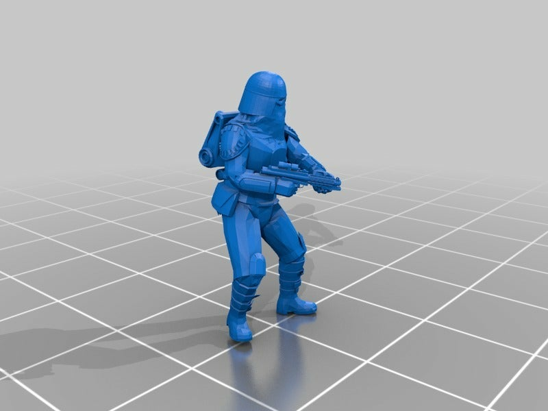 Free STL file Snowtrooper Battle poses; Pack 1 ・3D printable design to ...