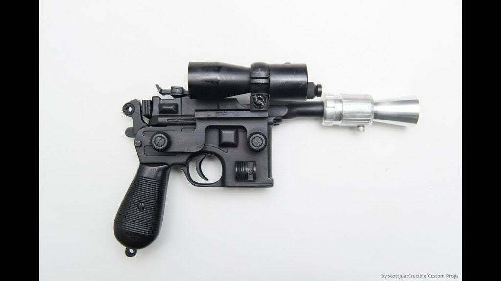 Free STL file DL-44 Blaster; Endor Bunker Kit (Star Wars; ROTJ) ⭐・3D ...