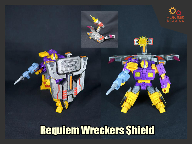 3D file Requiem Wreckers Shield for Transformers 🛡️・3D printer design ...
