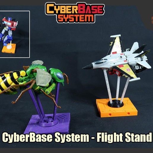 Download 3D printer designs [Cyberbase System] Flight Stand ・ Cults