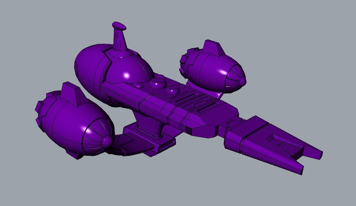 3D file [Iconic Ship Series] The Revenge (Galvatron's Ship) from ...