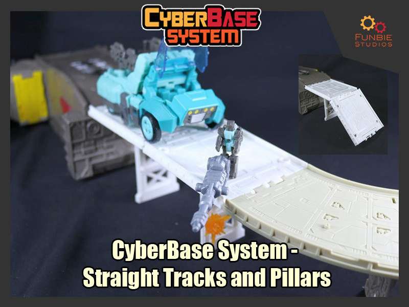 Free 3D file [CyberBase System] Straight Tracks and Pillar・3D print ...