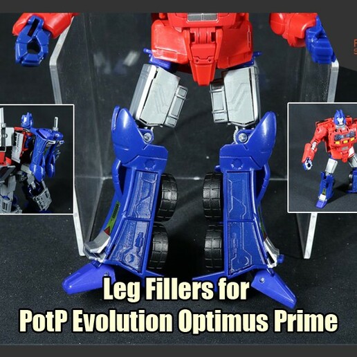 Download STL file Leg Fillers for Transformers Power of the Primes ...