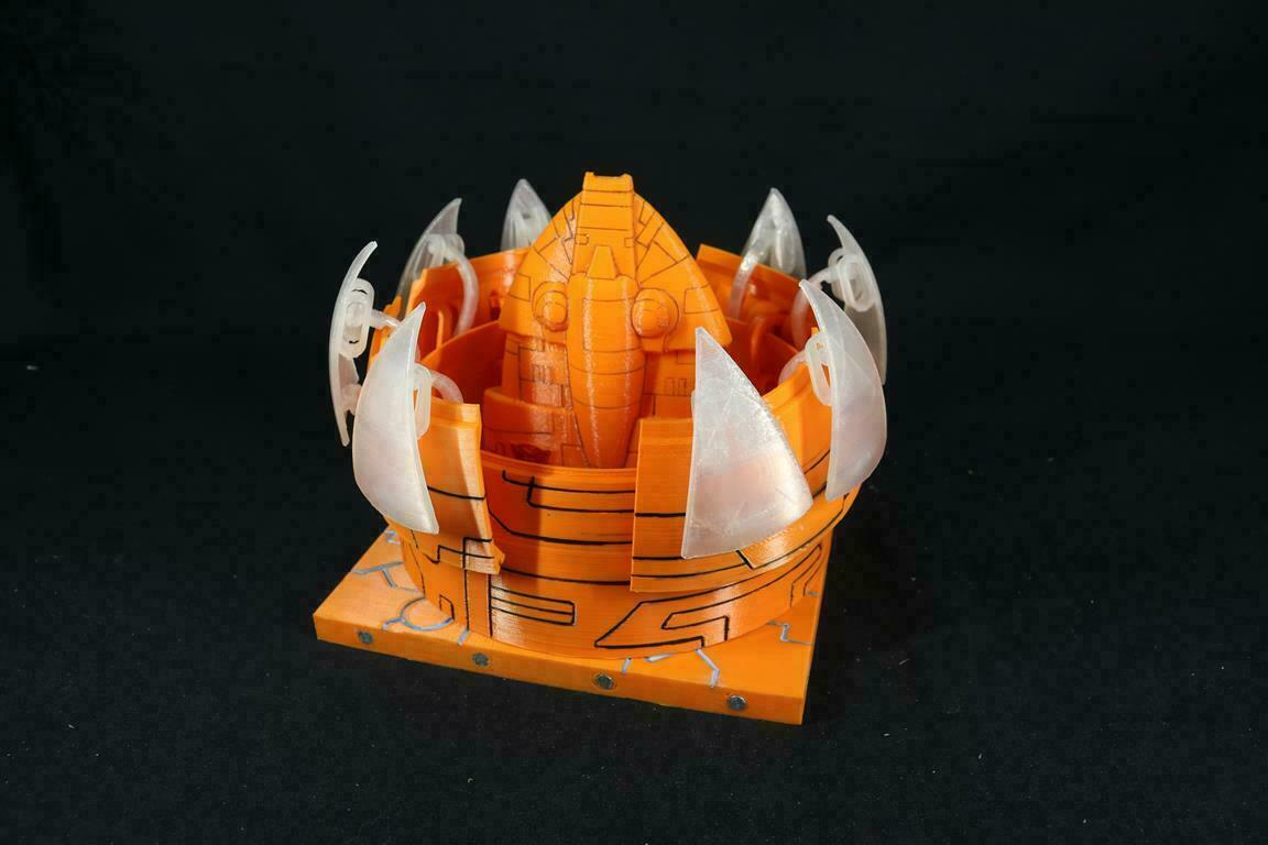 3D file Transformers Iconic Ship Series - Iacon Dome Launchpad for G1 ...