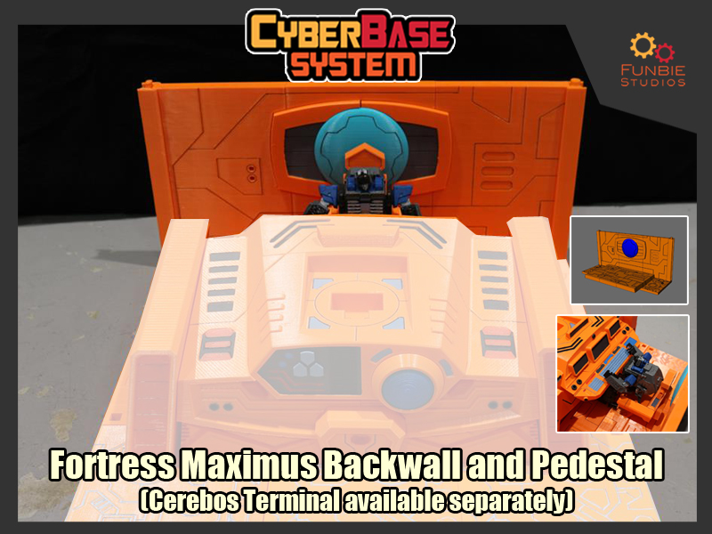 3D-Datei [CyberBase System] Fortress Maximus Rückwand und Sockel 🦸・3D ...