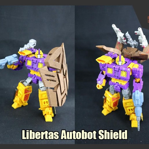 Download 3D printer designs Libertas Autobot Shield ・ Cults