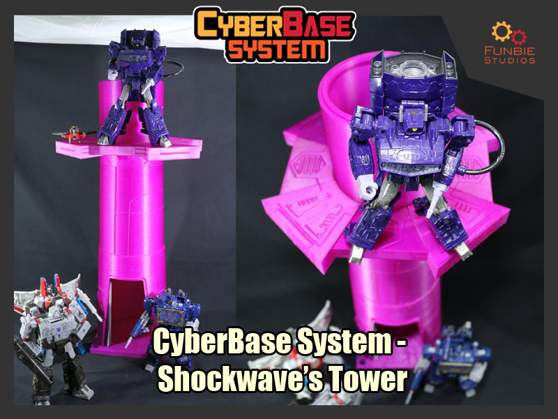 Fichier 3D [Système CyberBase] Tour de Shockwave・Objet imprimable en 3D ...