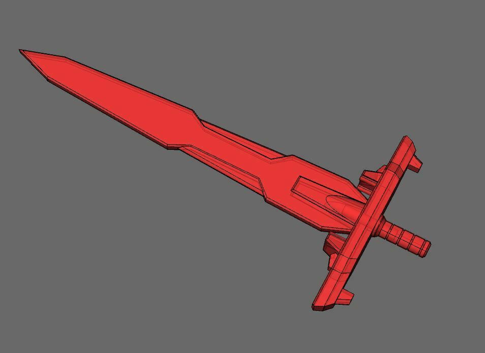 3D file Sword of Fury for Transformers Robots in Disguise Scourge・3D ...