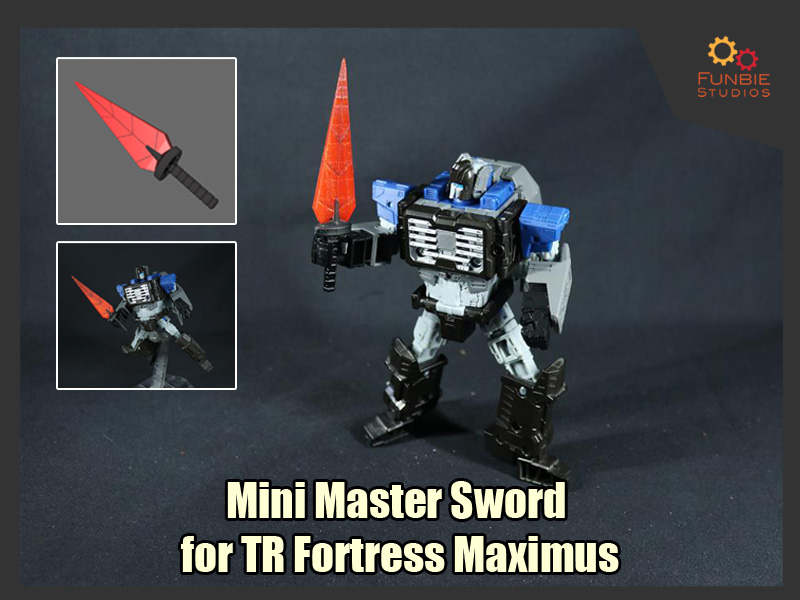 Free STL file Mini Master Sword for Transformers TR Fortress Maximus・3D ...