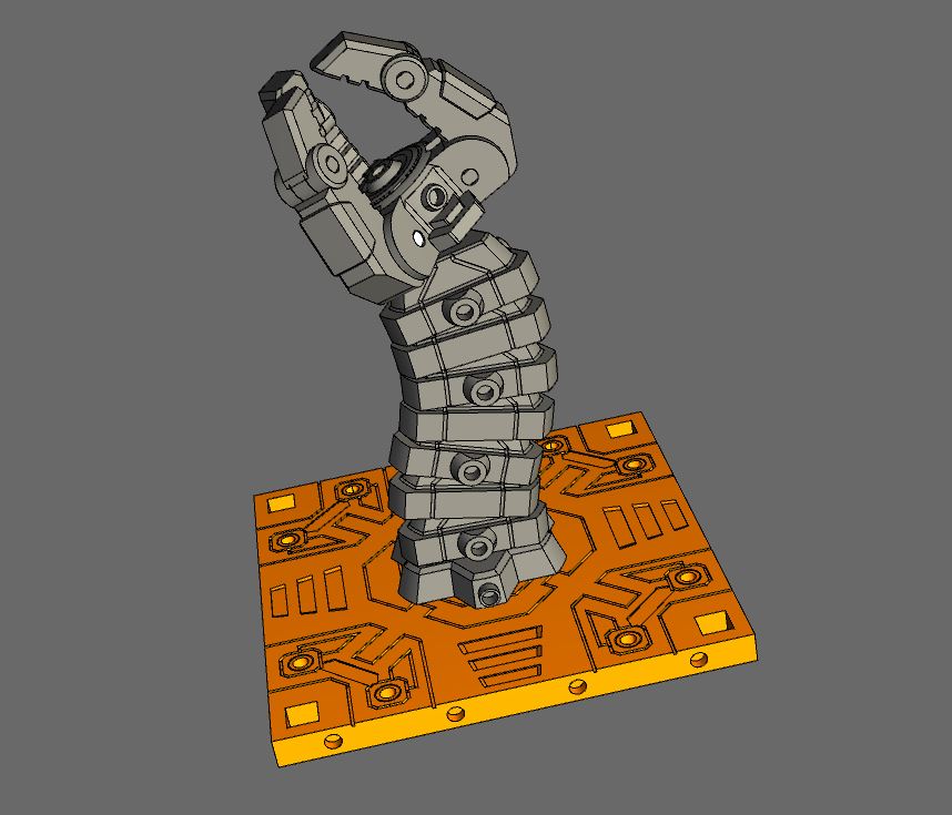 3D file [CyberBase System] Robotic Tentacle for Transformers・3D print ...