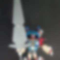 STL Transformers God Fire Convoy / Fortress Maximus Master Sword ・ Cults