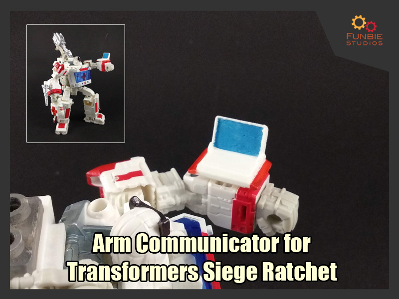 Free STL file Arm Communicator for Transformers Siege Ratchet・3D ...