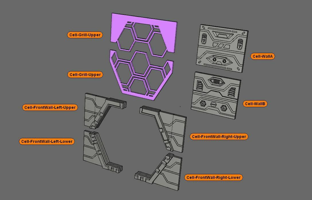 3D file CyberBase System - Decepticon Cell from Transformers Netflix ...