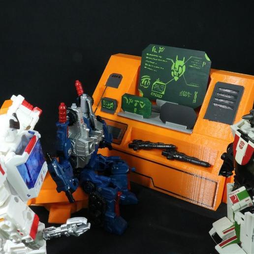 Download STL file Autobot Base Terminal from Transformers Netflix WFC ...
