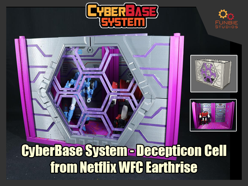 3D file CyberBase System - Decepticon Cell from Transformers Netflix ...