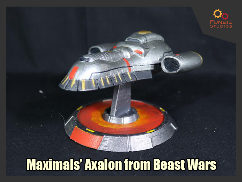 3D file [Iconic Ship Series] Maximals Axalon Ship from Transformers ...