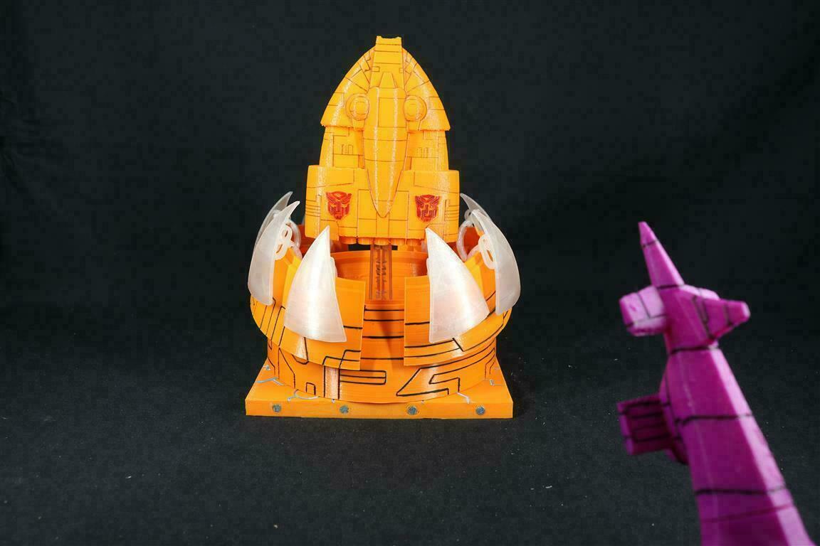 3D file Transformers Iconic Ship Series - Iacon Dome Launchpad for G1 ...