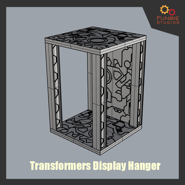 3D file Transformers Hanger Display Base 🤖・3D printing template to ...