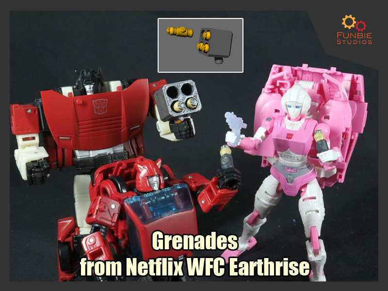 Файл 3D Гранаты из "Трансформеров" Netflix WFC Earthrise・Модель для загрузки и 3D печати・Cults