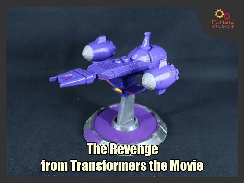3D file [Iconic Ship Series] The Revenge (Galvatron's Ship) from ...