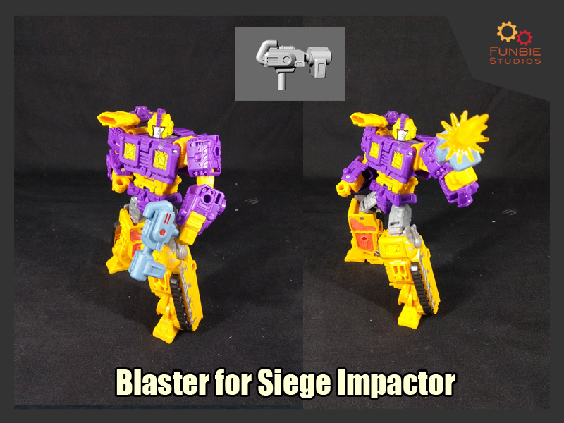 STL file Blaster for Transformers Siege Impactor・3D print design to ...