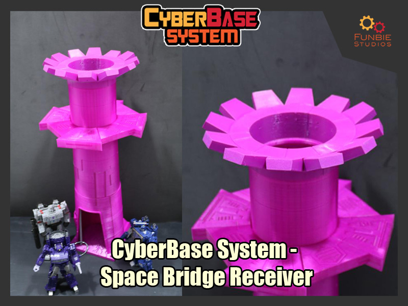 3D file [CyberBase System] Space Bridge Receiver・3D printable design to download・Cults