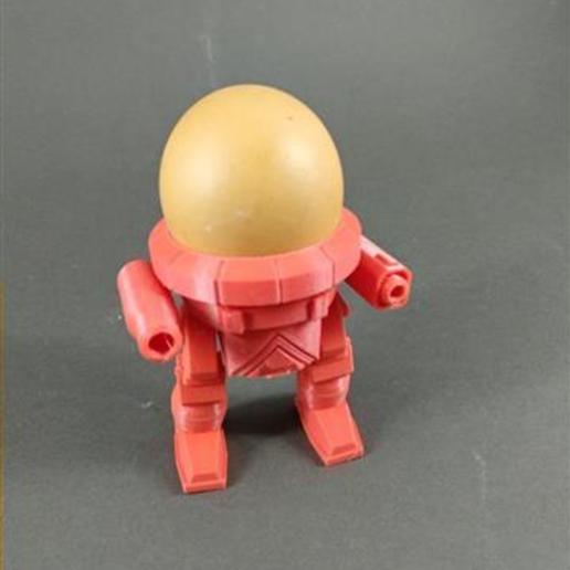Download free 3D printing models Battletech Urbanmech Egg Cup ・ Cults