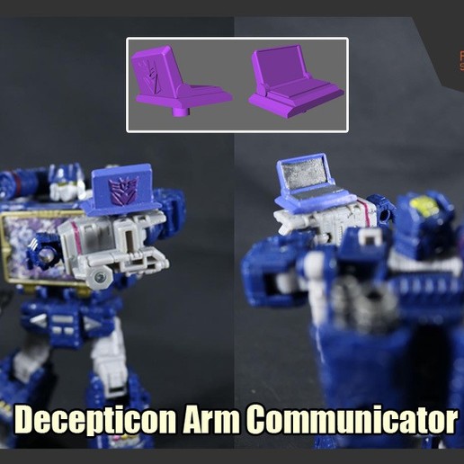 Descargar archivo STL gratis Comunicador del brazo del Decepticon ...