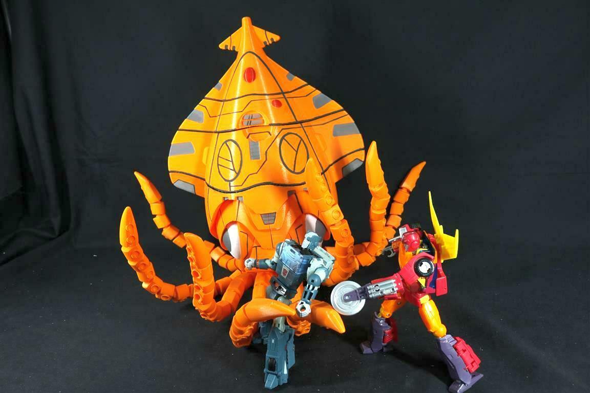 STL file Robotic Octopus from Transformers the Movie・Template to ...