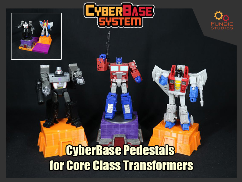 Free 3D file [CyberBase System] Pedestals for Core Class Transformers 🤖 ...
