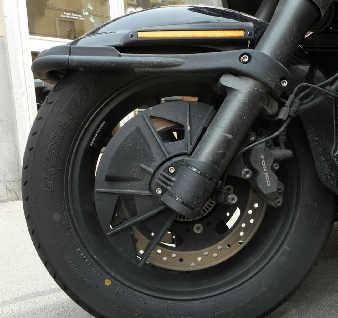 Free STL file Motorcycle Rotor Brake Disk Cover・3D printable object to ...