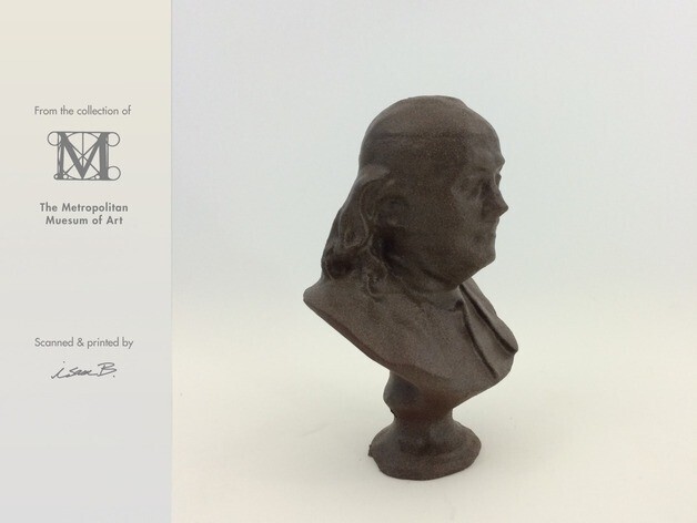 Télécharger fichier STL gratuit Benjamin Franklin • Plan pour ...