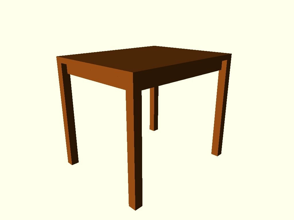Free STL file Miniature Table (Customizer)・Object to download and to 3D ...
