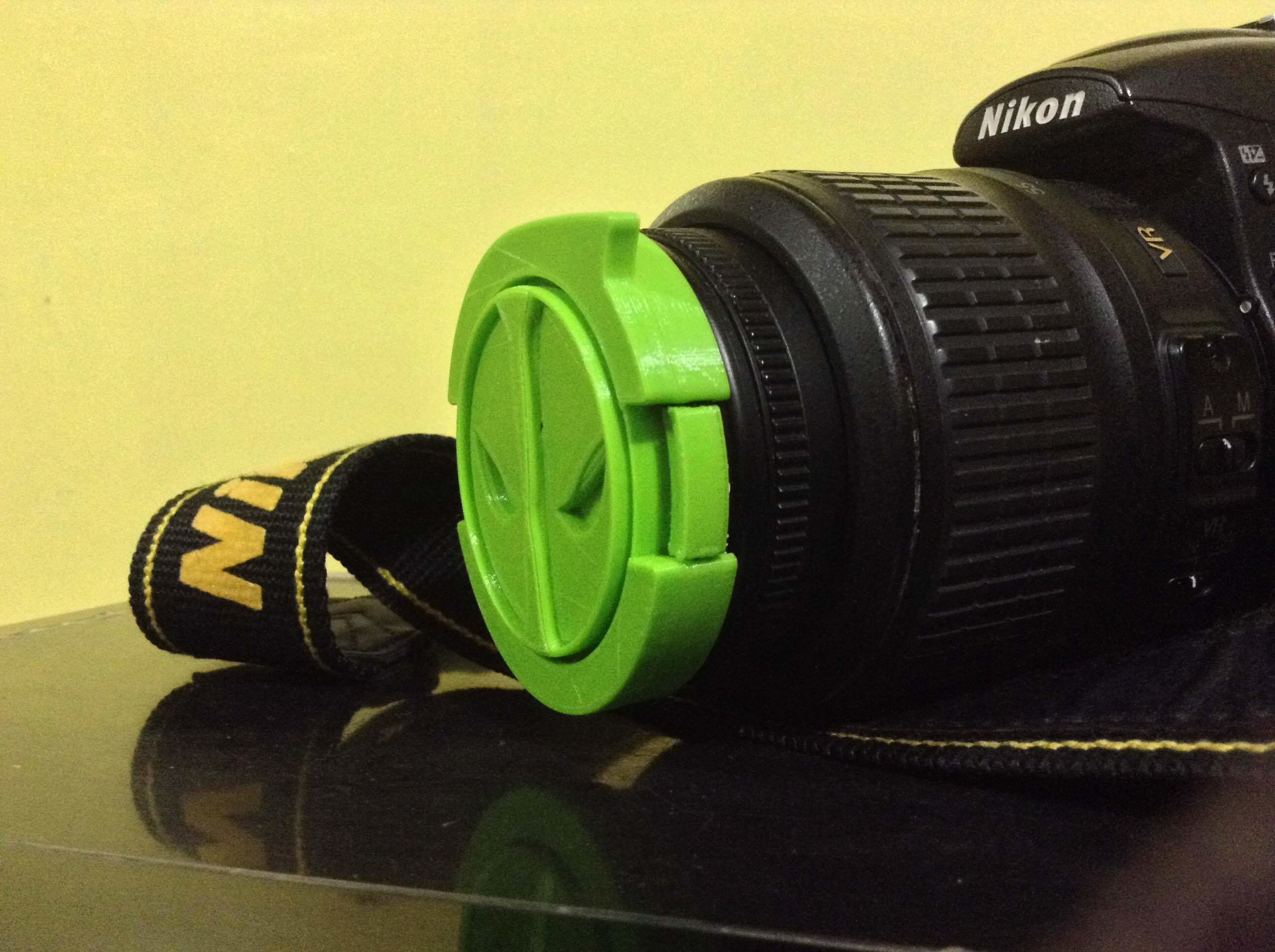 STL file Custom DSLR Lens Cap - Deadpool Logo・3D printer design to ...
