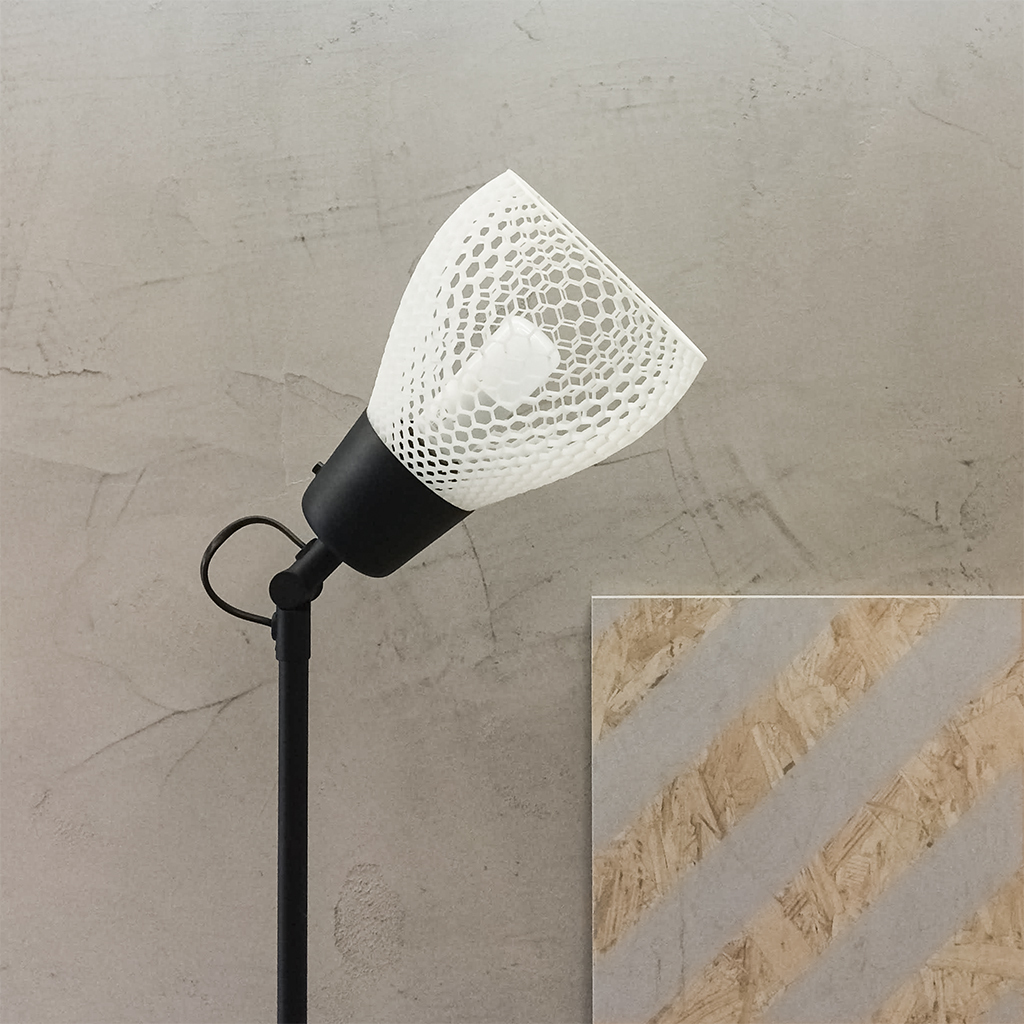 3D printed PARAMETRIC LampiON shade • made with Ultimaker 5・Cults