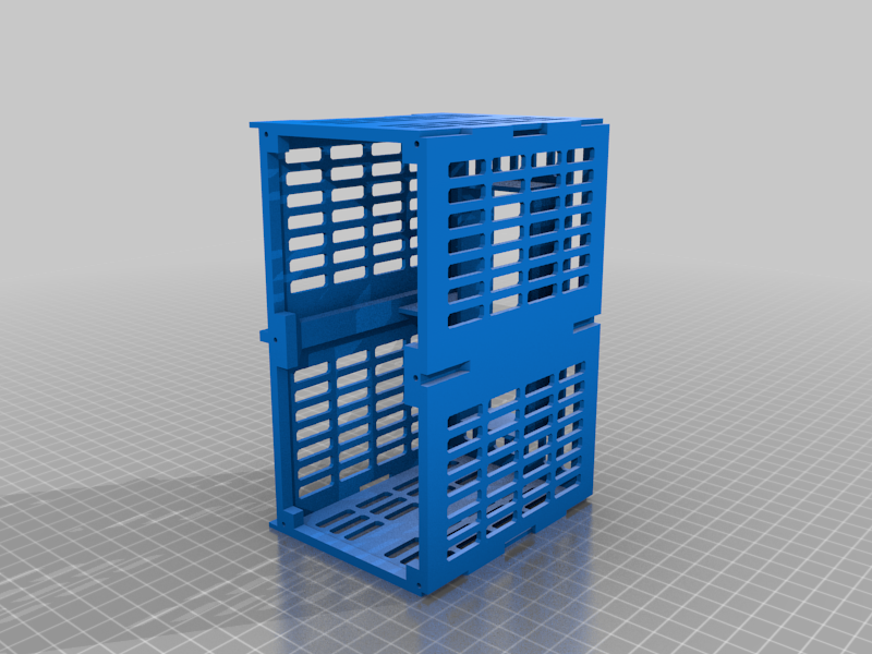 Fichier 3D gratuit rack para raspberry pi con SSD opcional y switch PoE ...