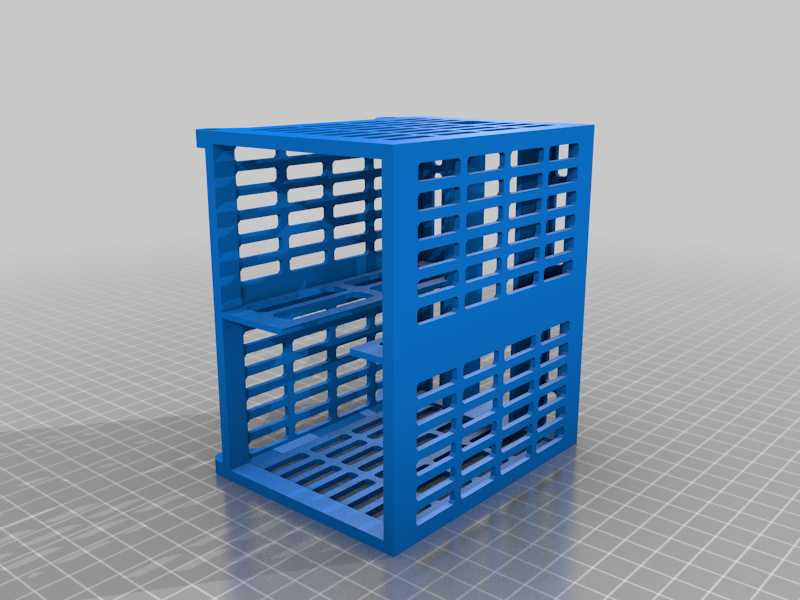 Fichier 3D gratuit rack para raspberry pi con SSD opcional y switch PoE ...