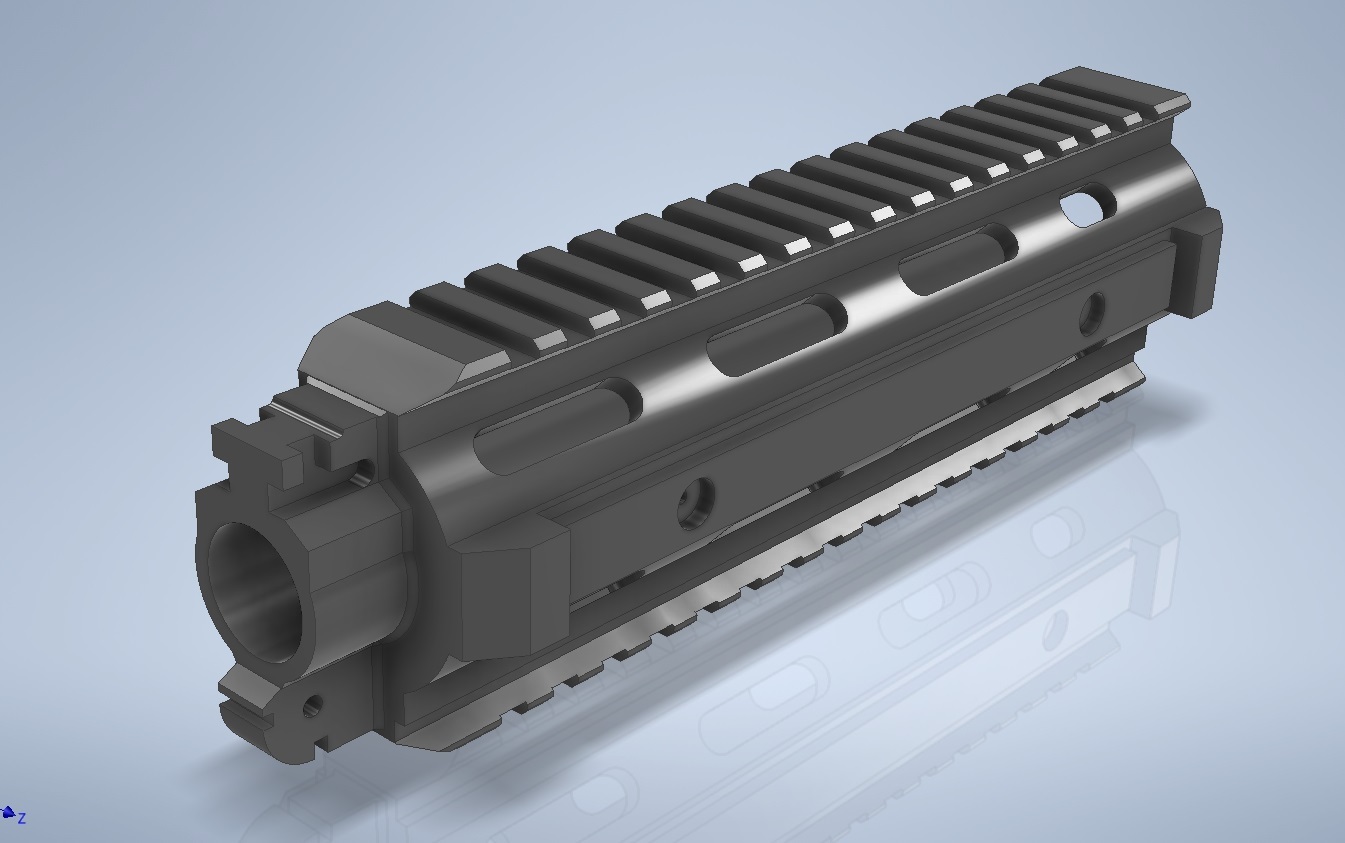 STL file Handguard - AirSoft・Model to download and 3D print・Cults