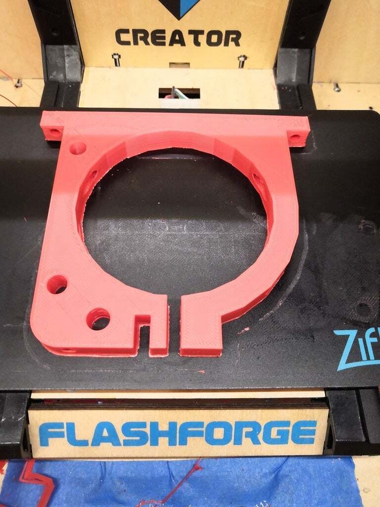 Free STL file RS-CNC 90mm spindle motor mount・3D printer design to ...