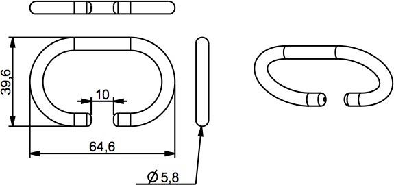 Free 3d File Shower Curtain Hook・3d Print Object To Download・cults