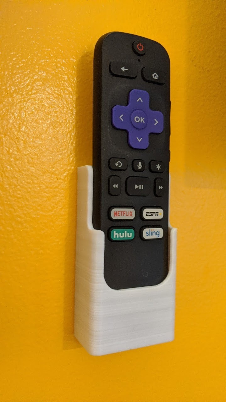 Free STL file Roku Remote Wall Mount 🖼・3D printing template to download ...