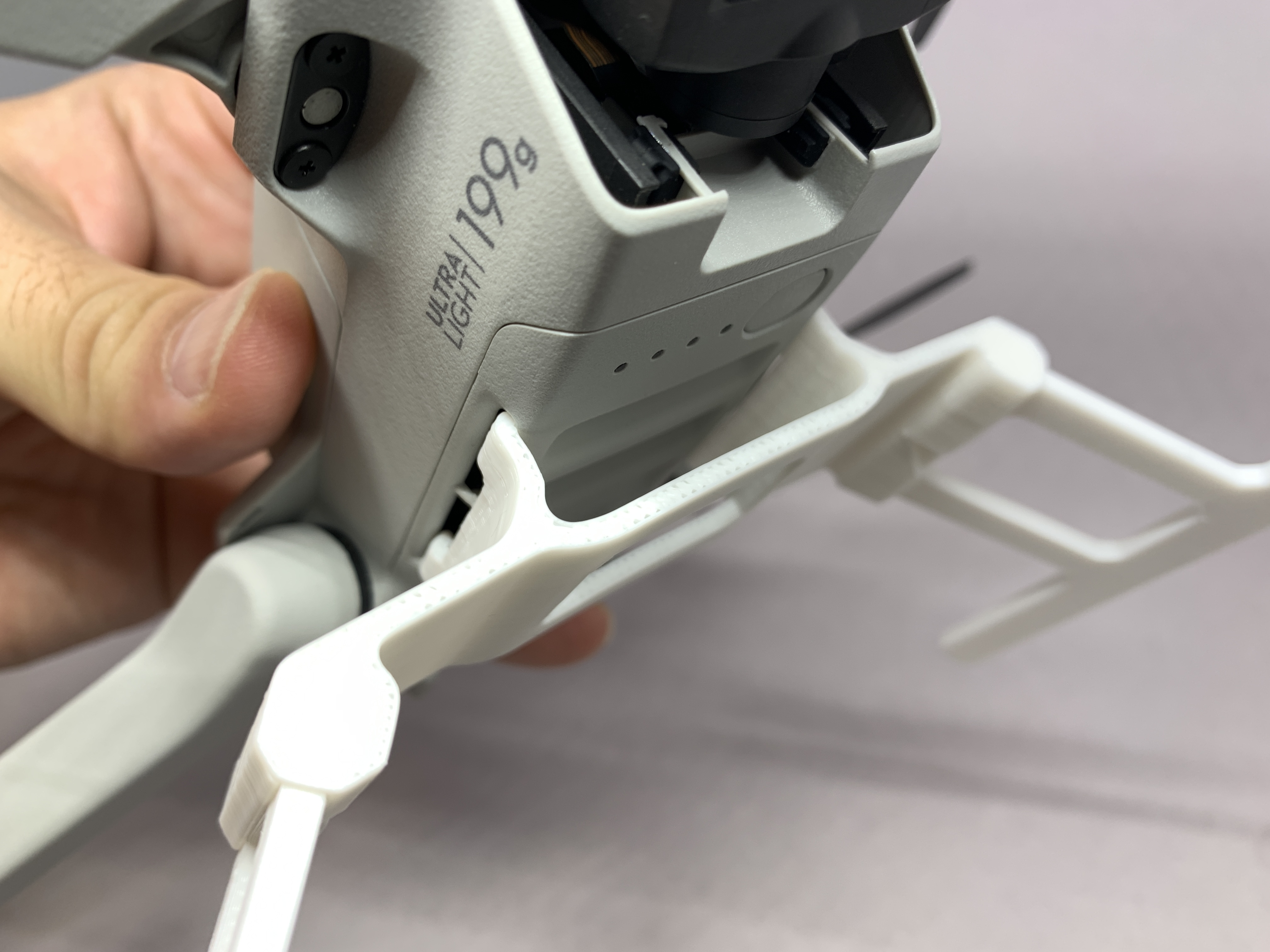 Download free STL file MAVIC MINI split-type skids ( for hand catch ...