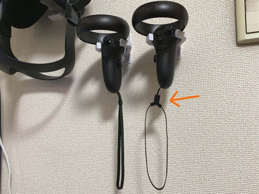 Бесплатный STL файл Oculus Touch strap easy pass through supporter ...